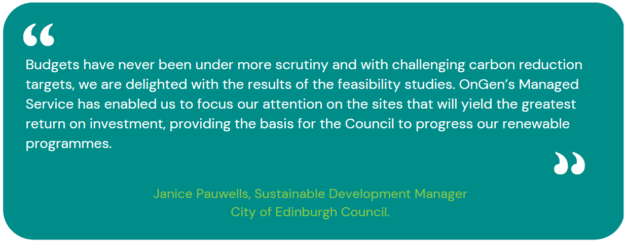 OnGen and City of Edinburgh Council Case Study | OnGen